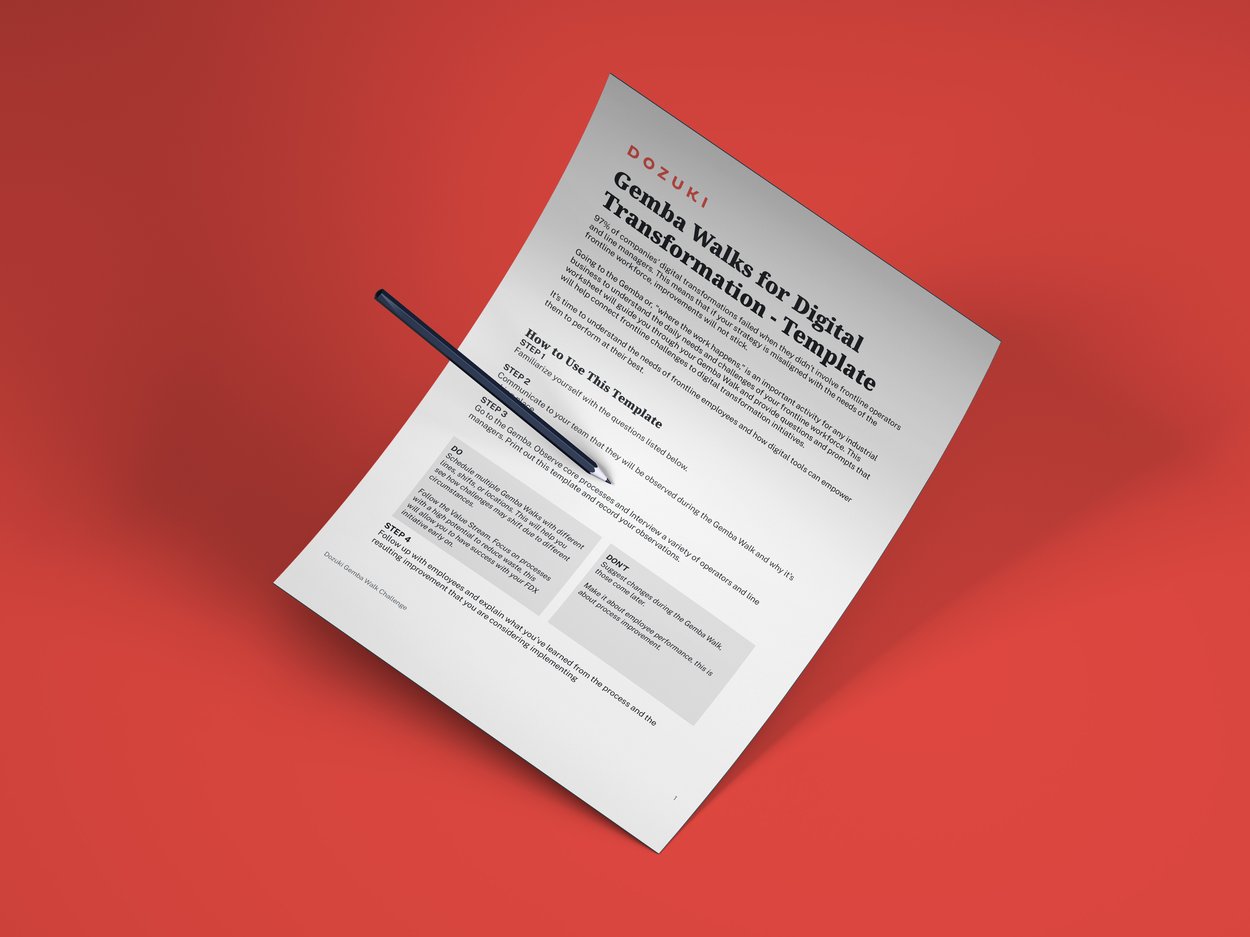 Gemba Walk Template for Digital Transformation | Dozuki